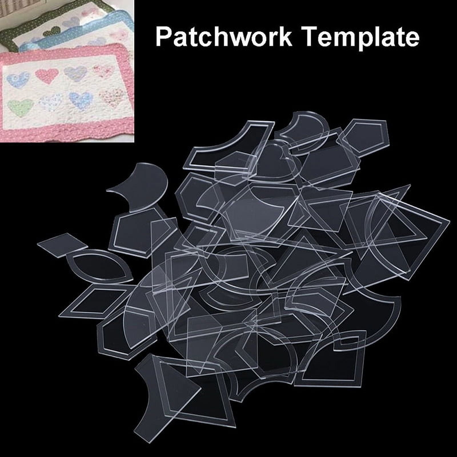 Racing Butterfly 54pcs Acrylic Quilt Patchwork Templates, Transparent ...