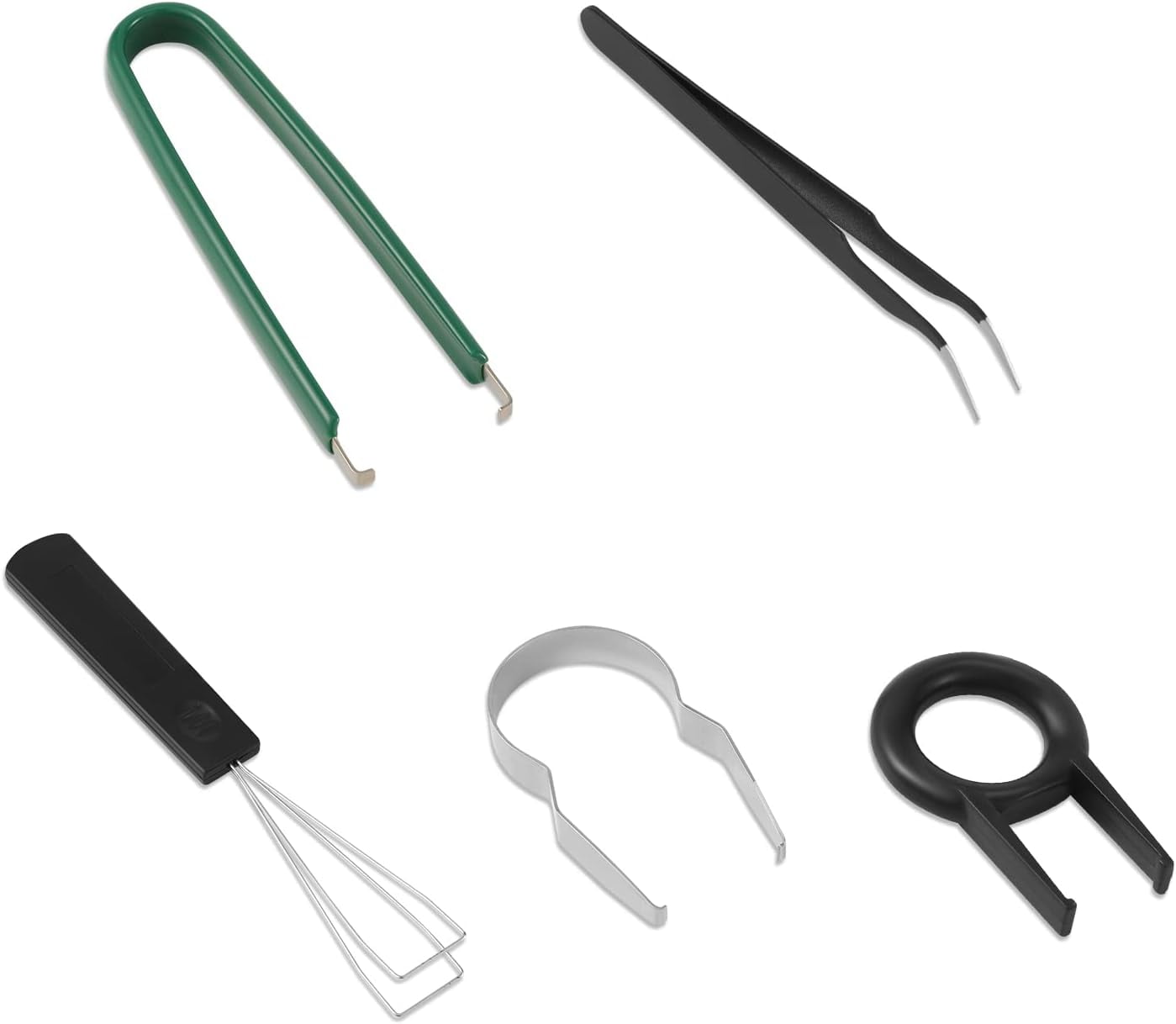 Set of 5pcs Keyboard Cleaning Tools, Keycap Remover Key Switch Puller ...