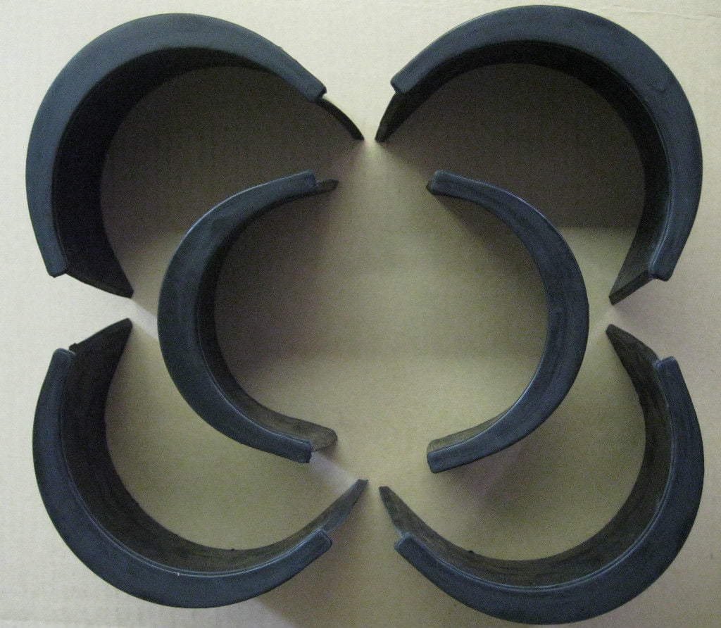 Set of 6, 3 Inch billiard Pool Table Rubber drop Pocket Liners ...