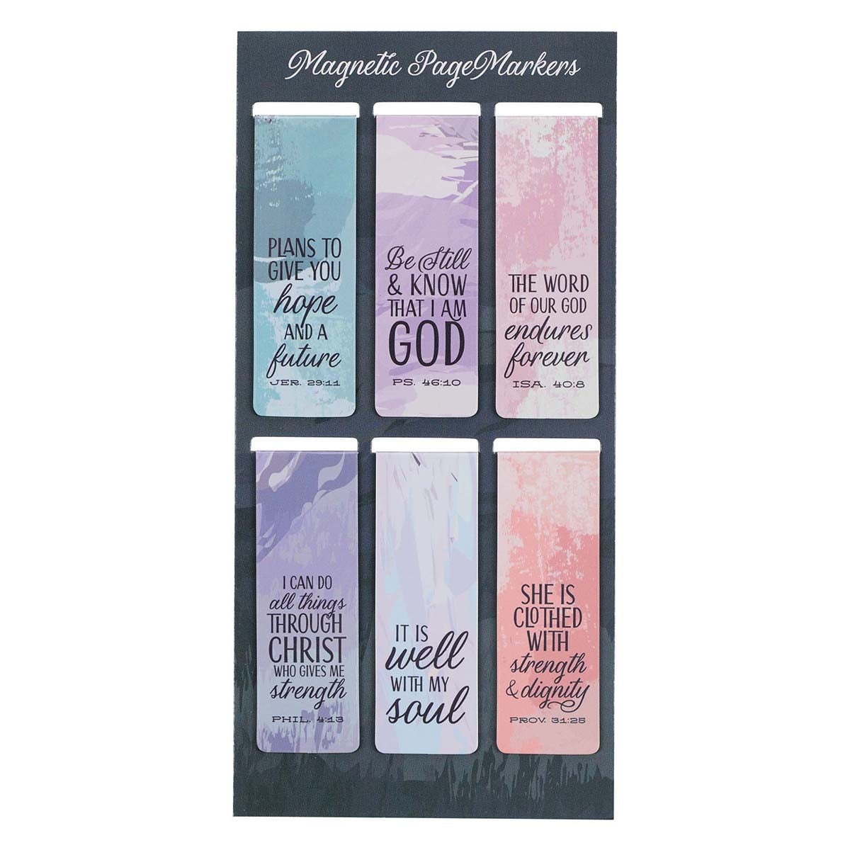 Set of 6 Beloved Scripture Favorites w/Abstract Scenic Inspirational ...