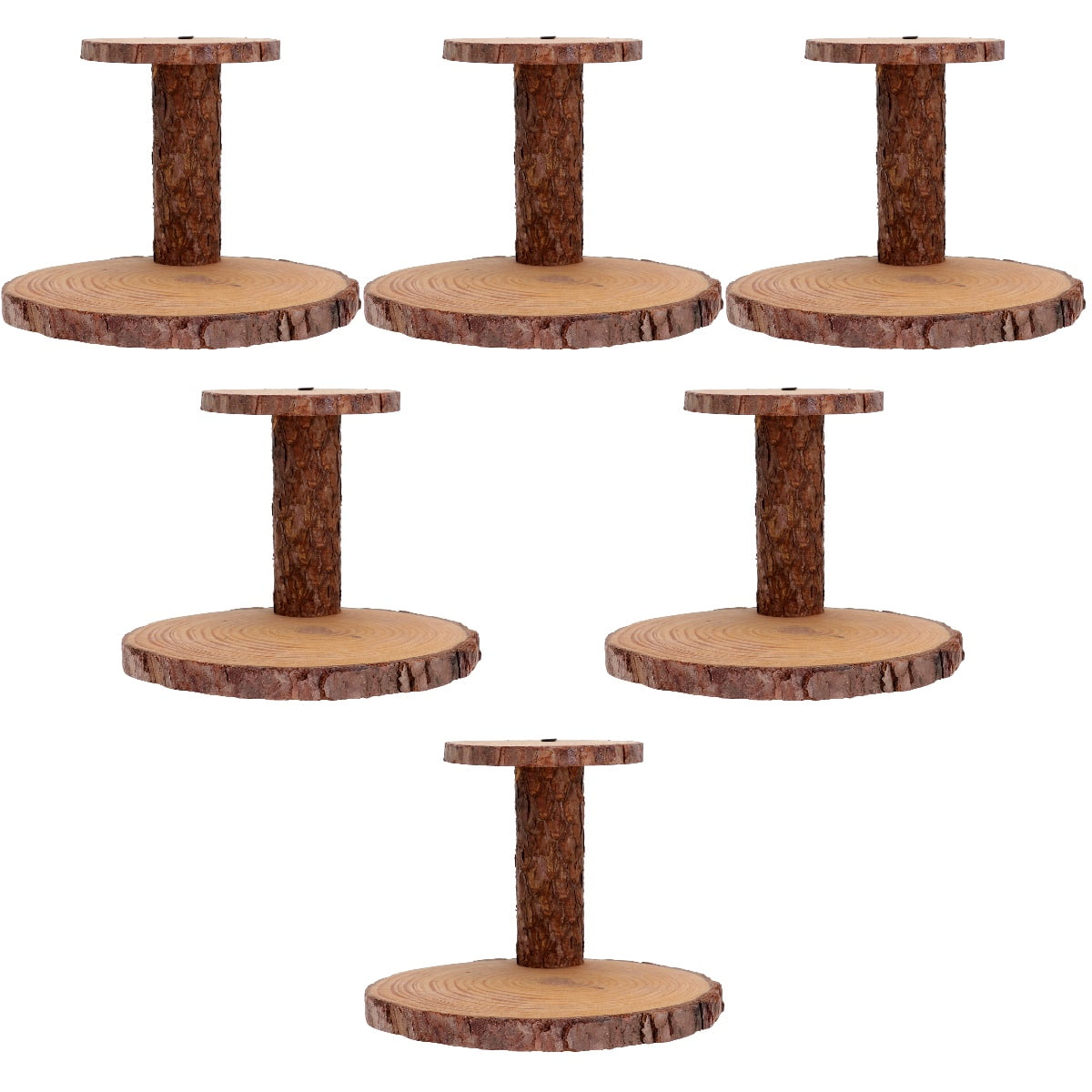 Set of 6 Boho Cake Stand Riser Setting Flower Pots Flowerpot - Walmart.com