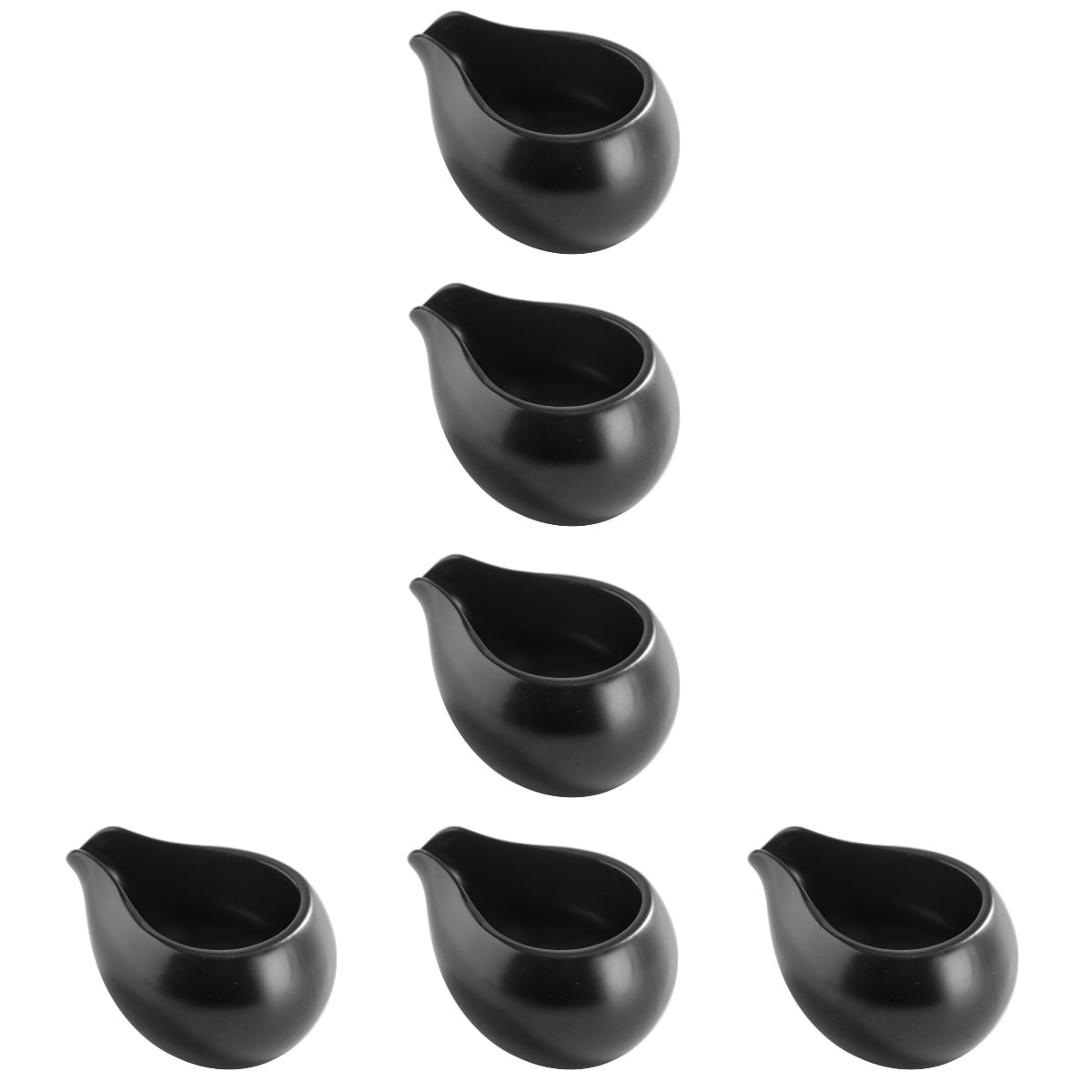 Set of 6 Coffee Pot Small Milk Container Mini Ceramic Creamer Pitcher ...