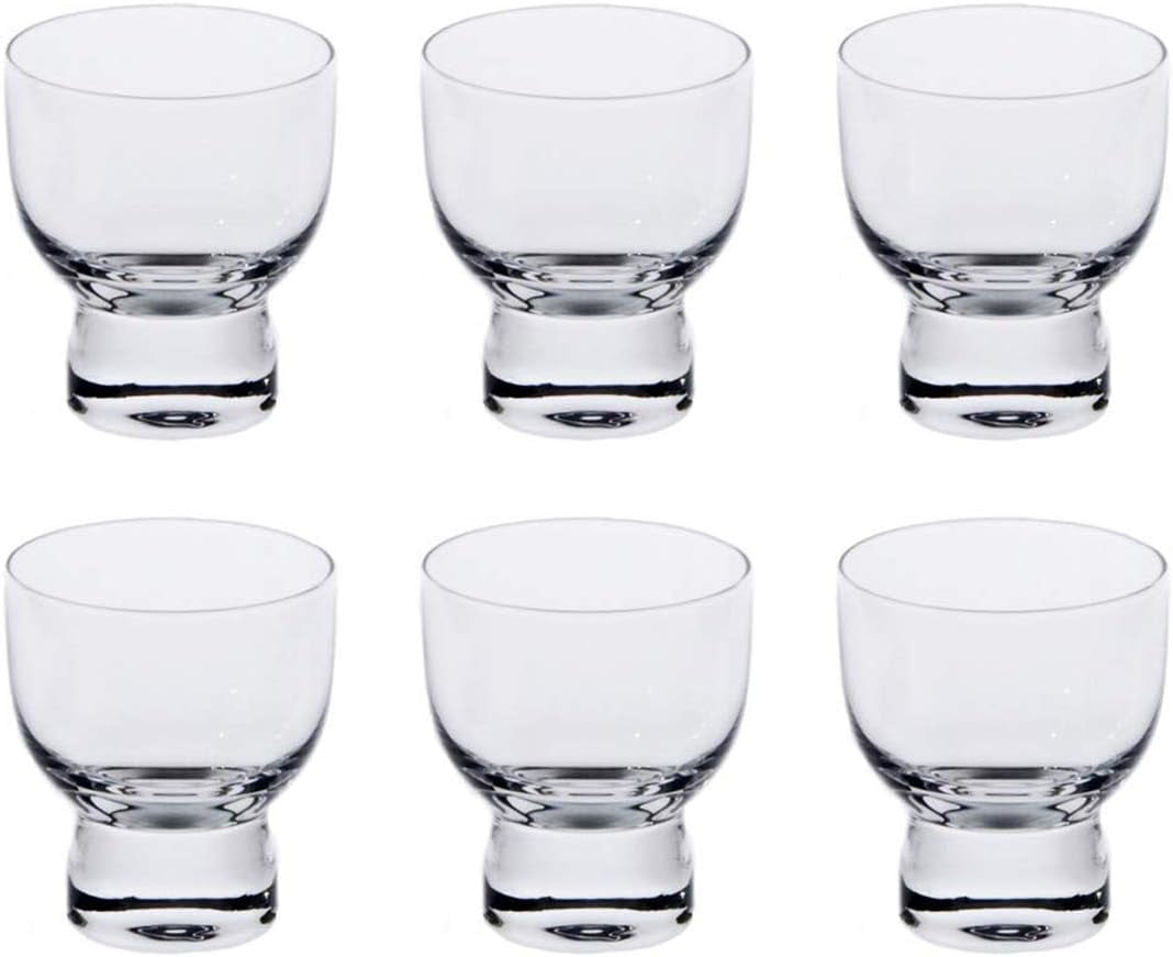 Set of 6 Cold Glass Sake Cup Cups, Clear Glass - Walmart.com