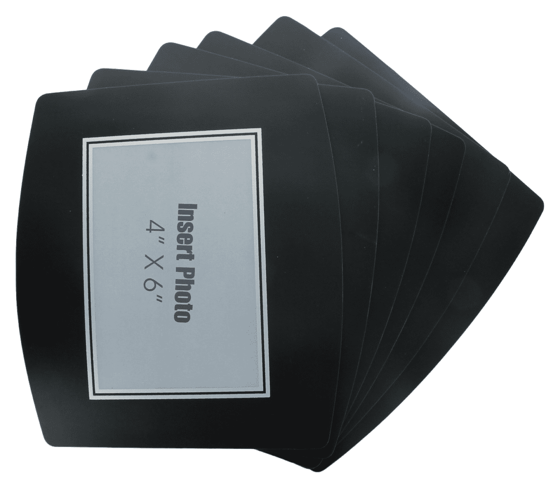 Set of 6 Custom Photo Mouse Pads with 4" x 6" Picture Insert Frame ...