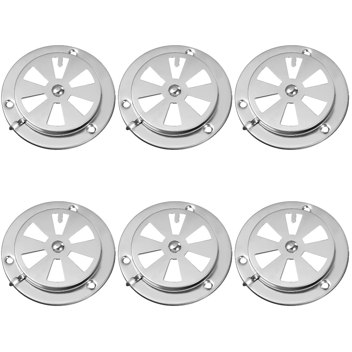 Set of 6 Dryerv Exhaust Air Vent Thermostat Vertical Clamshell Easy ...