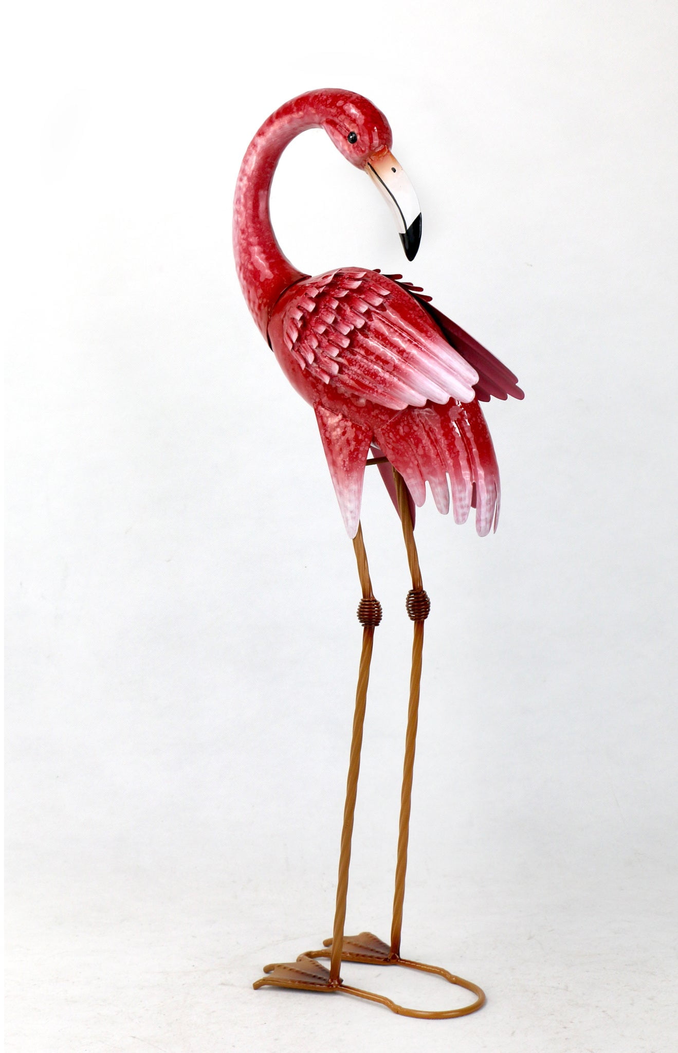 Set of 6 Flamingo Looking Backwards Garden Sculpture - Walmart.com