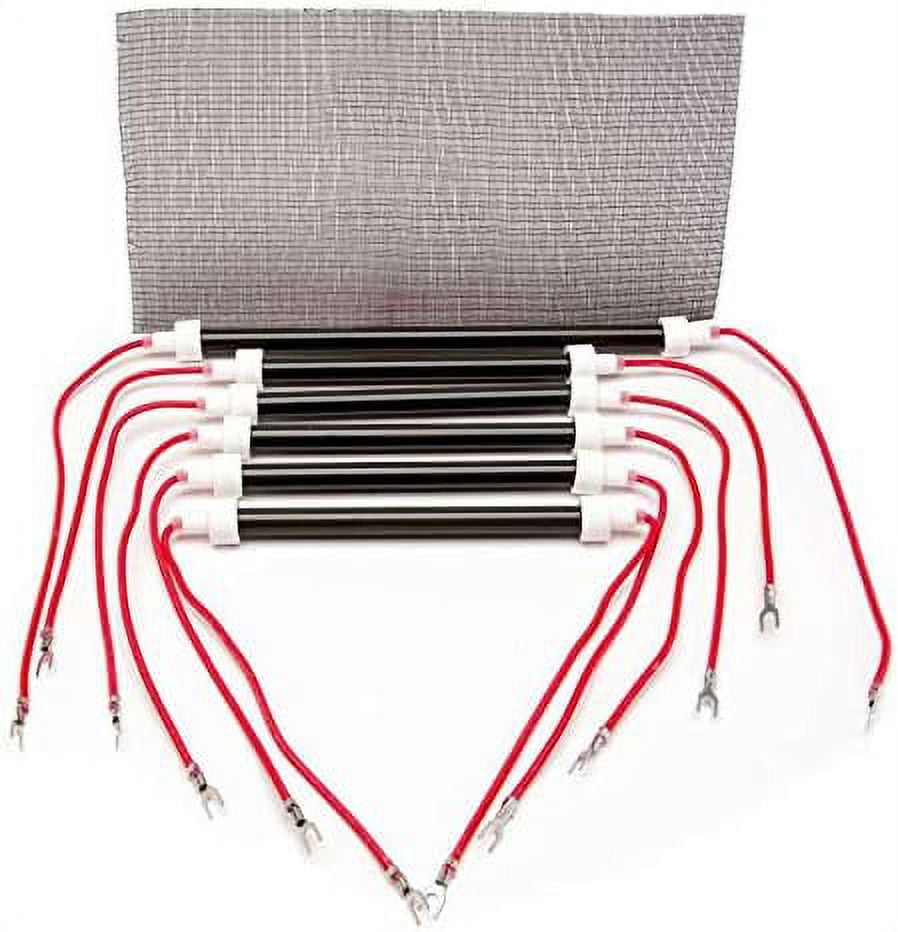 OEM Set of 6 Heating Element Bulbs + Free Filter for Edenpure Models ...