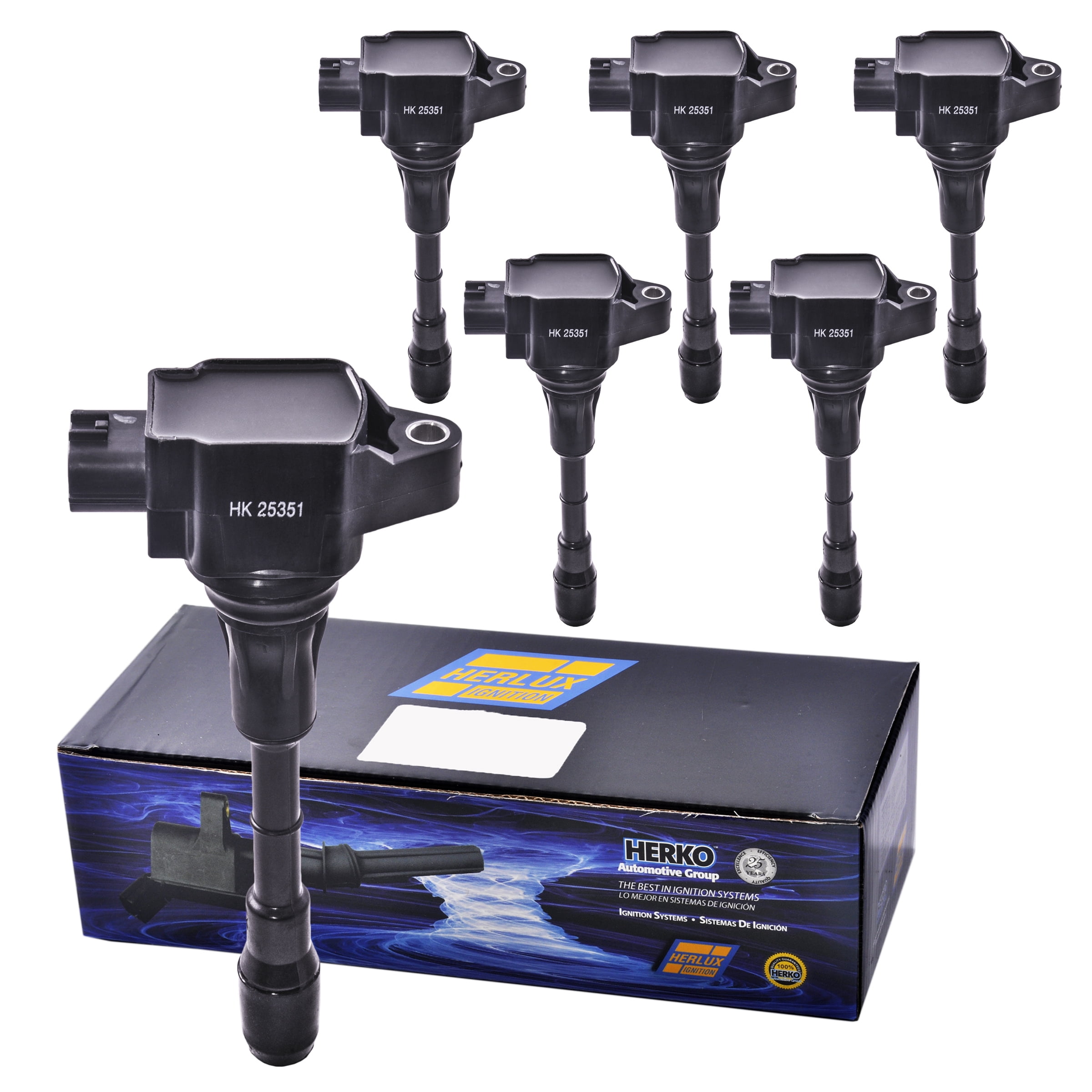 Set of 6 Herko Direct Ignition Coil B185 for Nissan INFINITI Infiniti ...