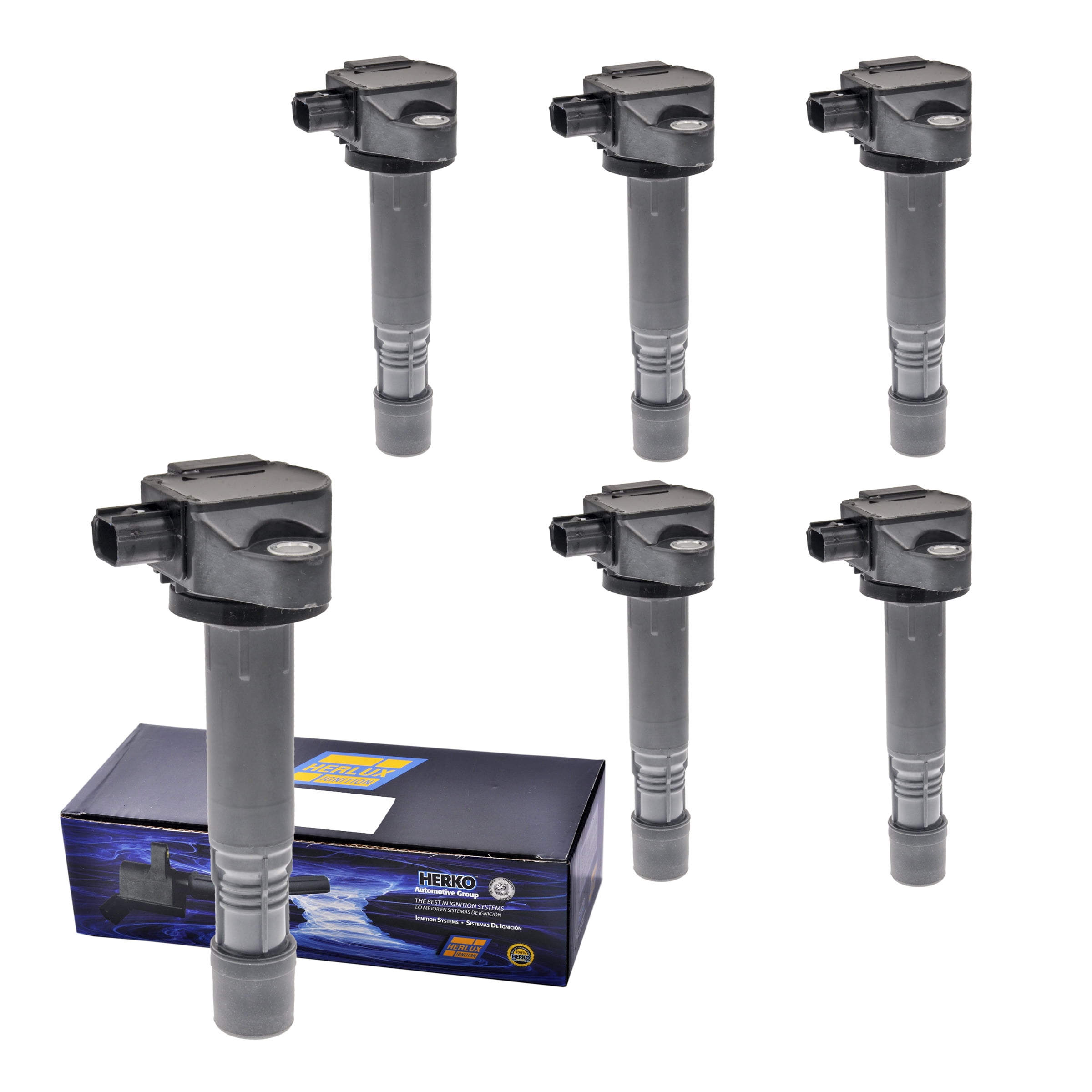 Set of 6 Herko Direct Ignition Coil B260 for Honda Acura Accord ...