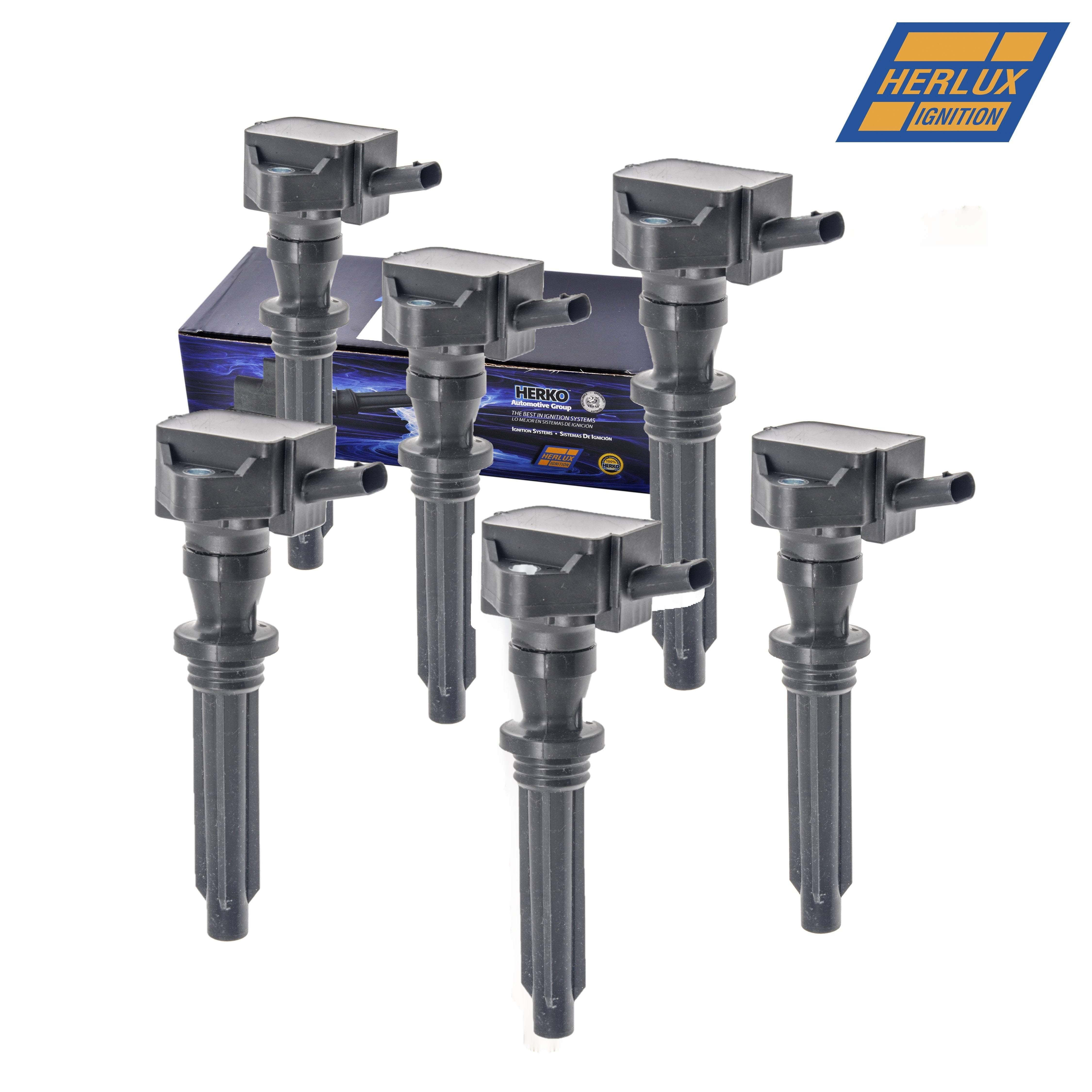 Set of 6 Herko Ignition Coil B289 for Land Rover Jaguar Range Rover LR4 ...