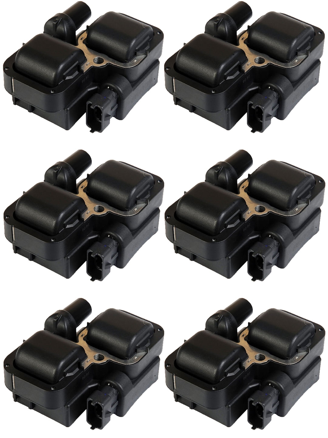 Set of 6 ISA Ignition Coils Compatible with 1998-2003 Mercedes-Benz ...