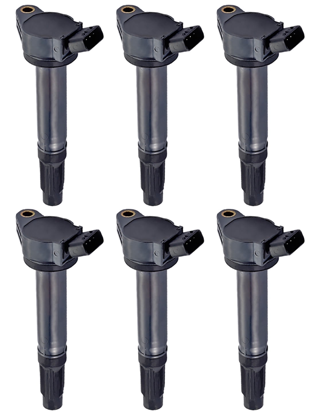 Set of 6 ISA Ignition Coils Compatible with 2007-2019 Toyota Camry ...