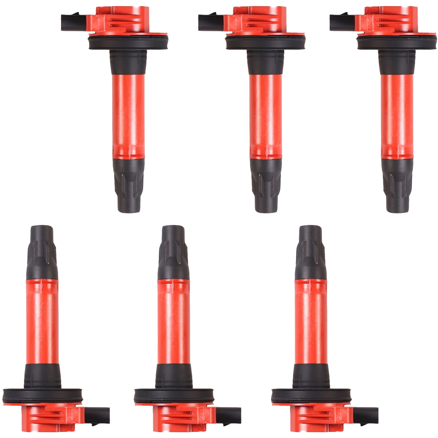 Set of 6 ISA Ignition Coils Compatible with 2015-2018 Ford Flex Transit ...