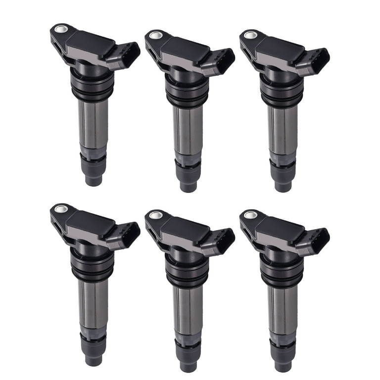 Set of 6 ISA Ignition Coils Compatible with Volvo S60 S80 V70 XC60 XC70 Land Rover LR2 3.0L 3.2L L6 Replacement for UF594 5C1734 E1094
