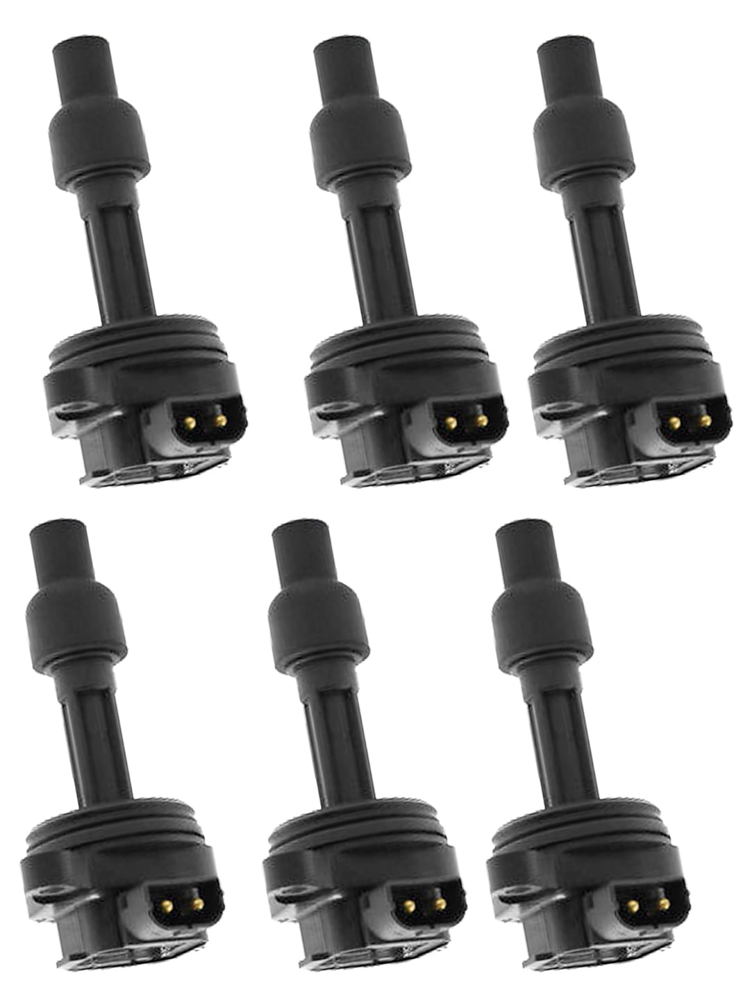 Set of 6 Ignition Coils Compatible with 1997 Volvo 960 2.9L L6 ...