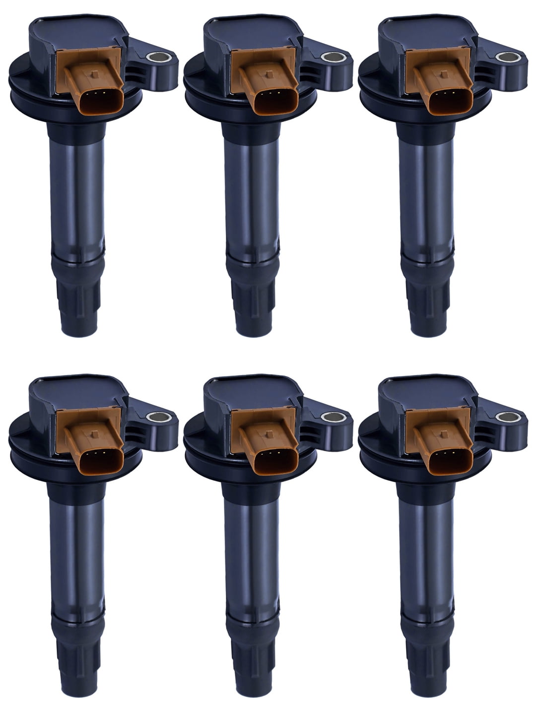 Set of 6 Ignition Coils Compatible with 2015 2016 2017 Ford Transit-350 ...