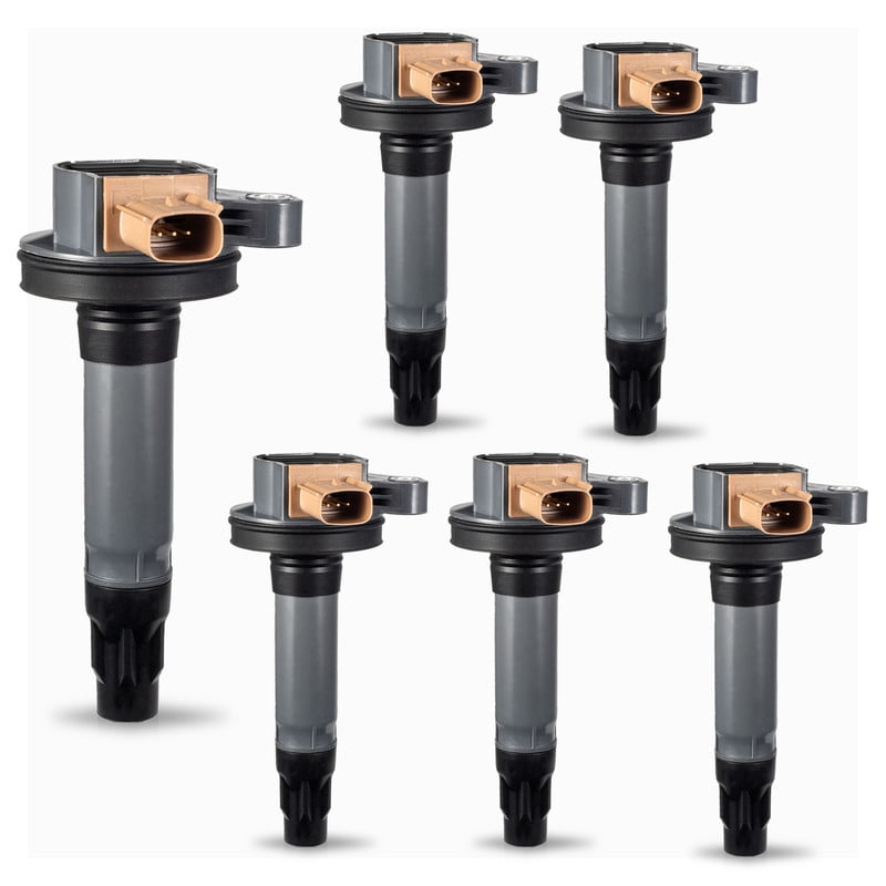 Set of 6 Ignition Coils Compatible with 2015 2016 2017 Ford Transit-350 ...