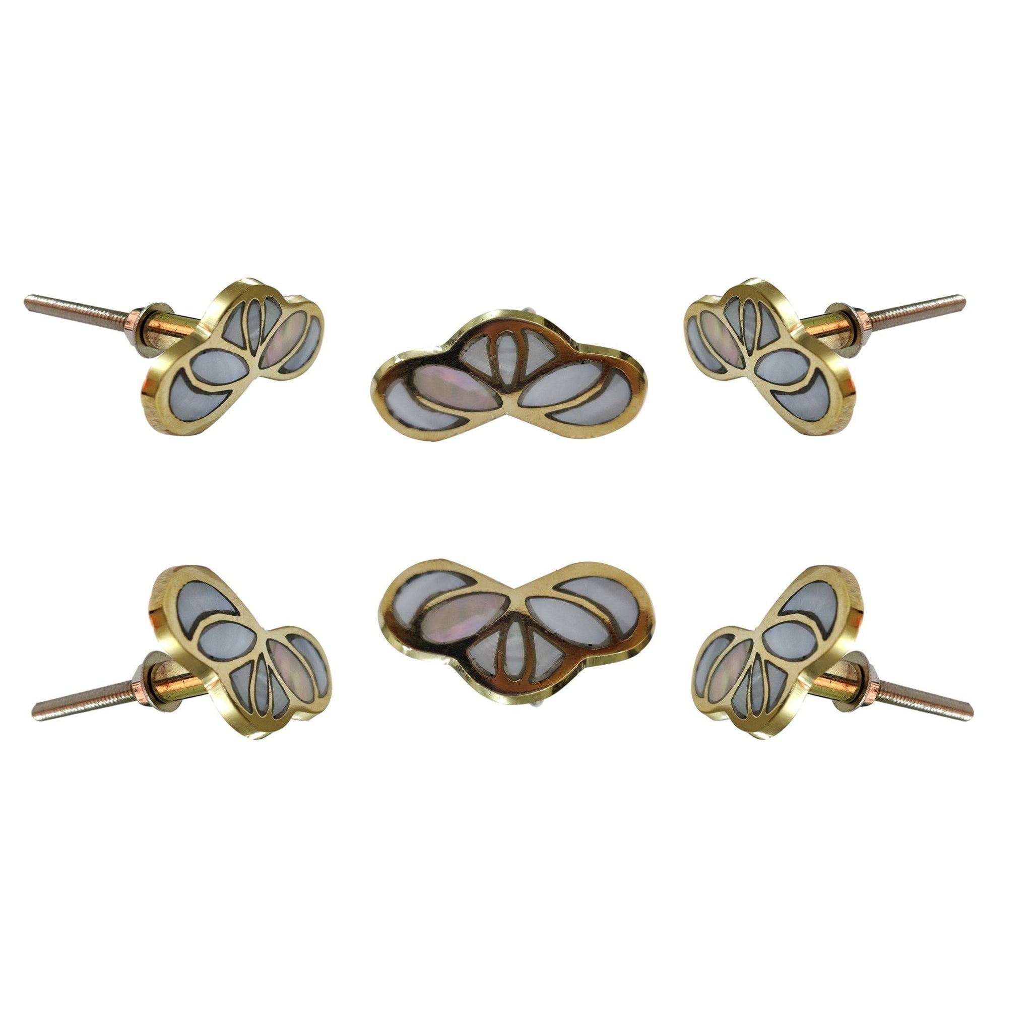 Set of 6 Kate Mother Of Pearl Cabinet Knobs by Perilla Home - Walmart.com