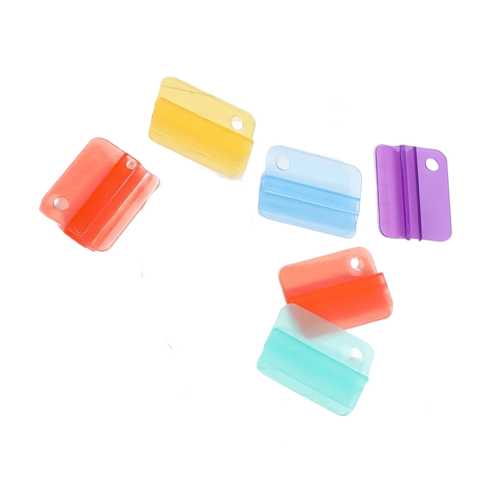 Set of 6 Lightweight Document Clips Push Pull Mechanism Easy Sorting ...
