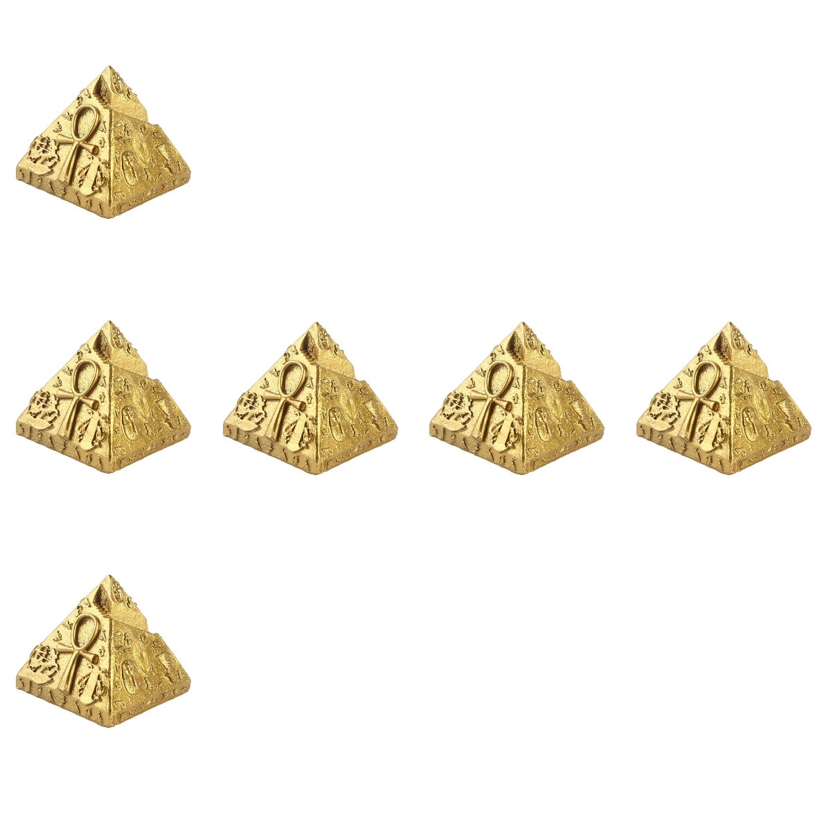 Set of 6 Mat Pyramid Ornament Psychological Sand Table Layout Better ...