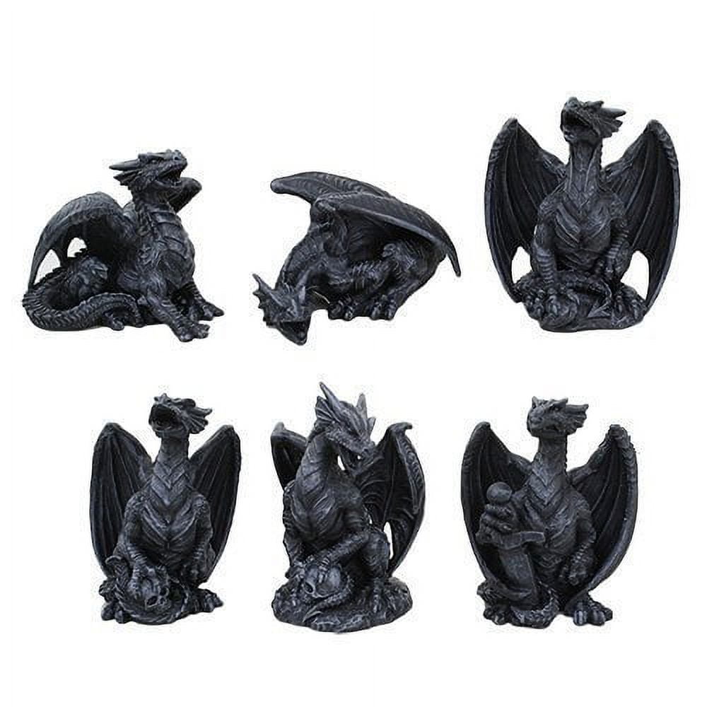 Set of 6 Mini Dragon Figurines - Walmart.com