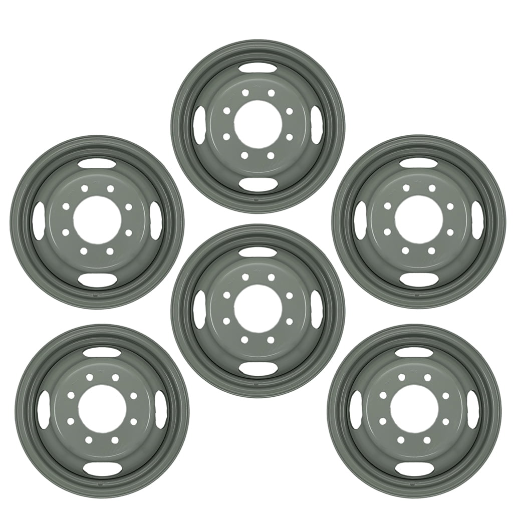 Set of 6 New 16" 16x6 Super Duty Dually Wheel for Chevy 30 VAN Express ...