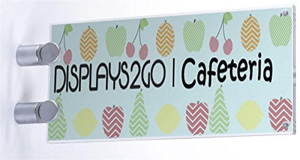 Set of 6 - Office Corporate Wall Sign, Double Sided, Magnetic Frame ...