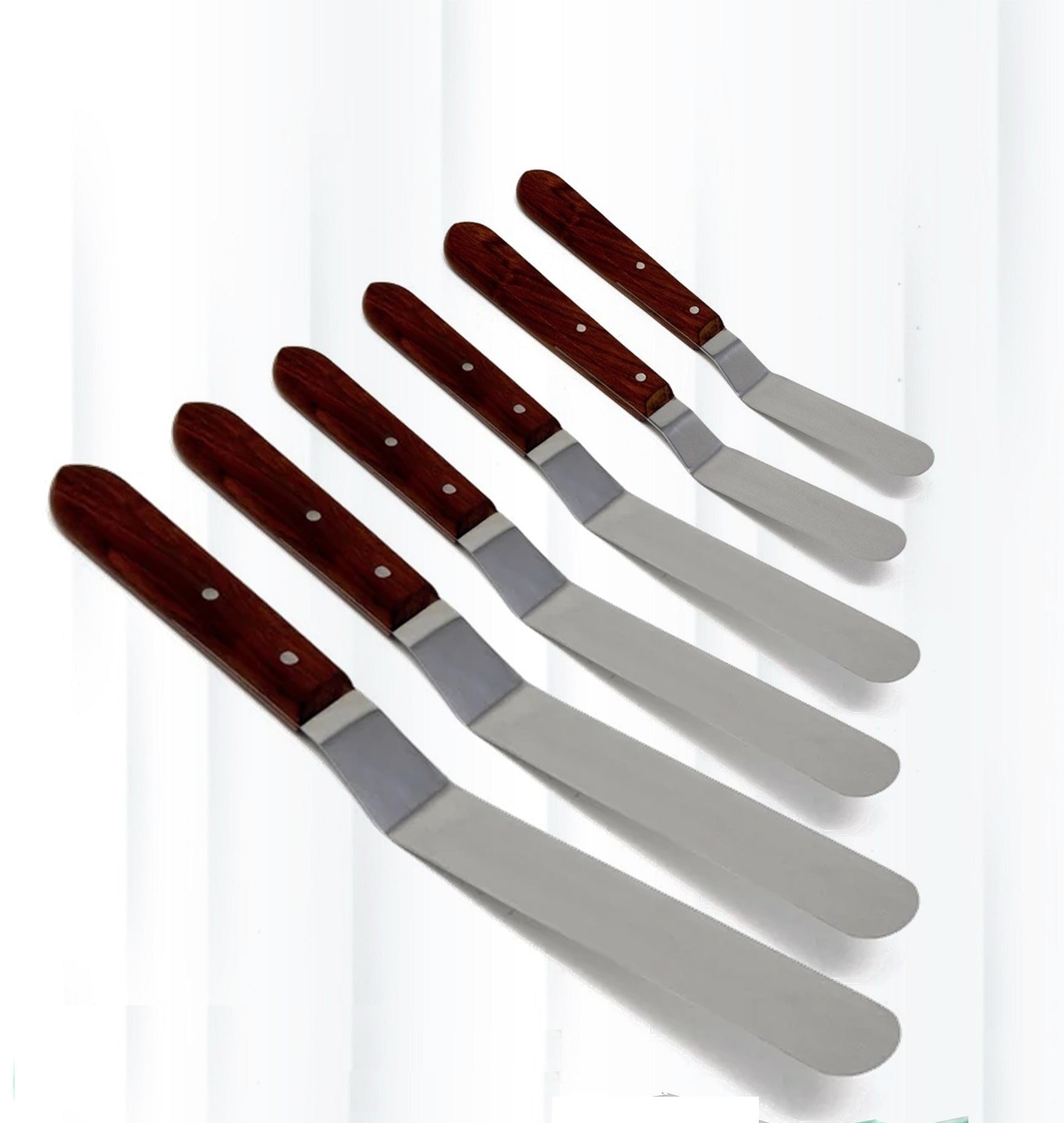 A2ZSCILAB Angled Icing Spatulas Set with Offset Stainless Steel Blades ...