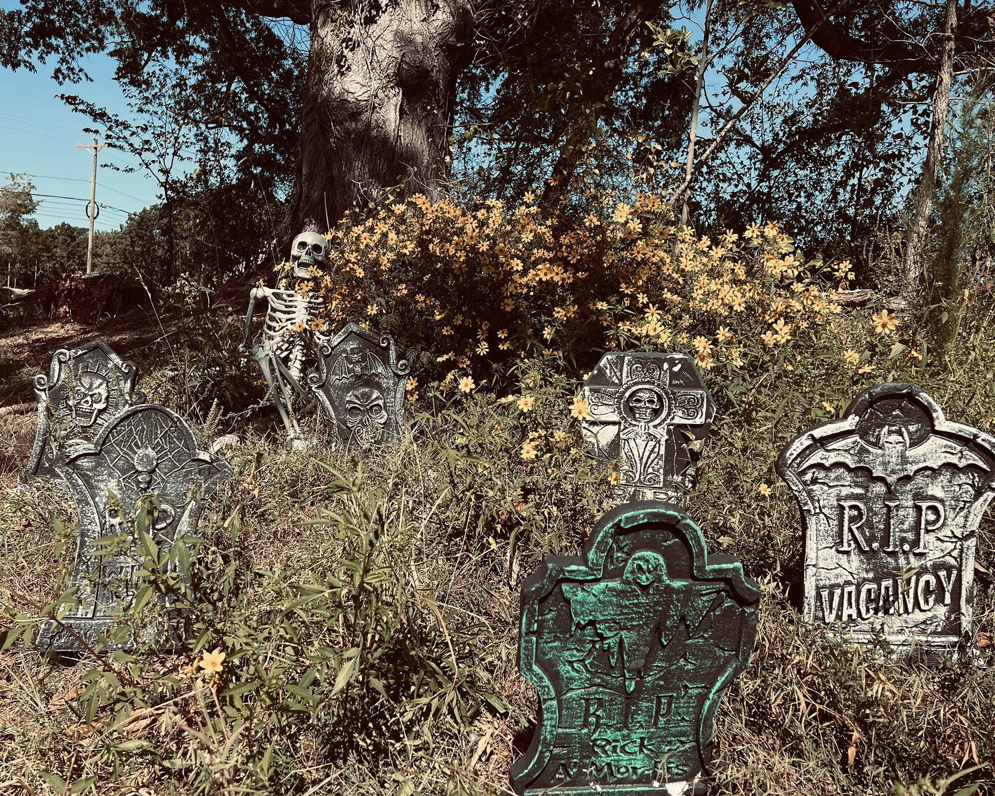 Set of 6 Pack L-Size 12'' x 17'' Halloween Foam RIP Graveyard ...