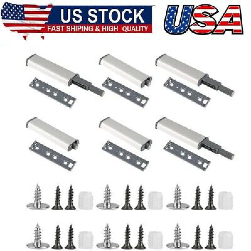 Set of 6 Pressure Door Openers, Push To Open Door Opener, Cabinet Door ...