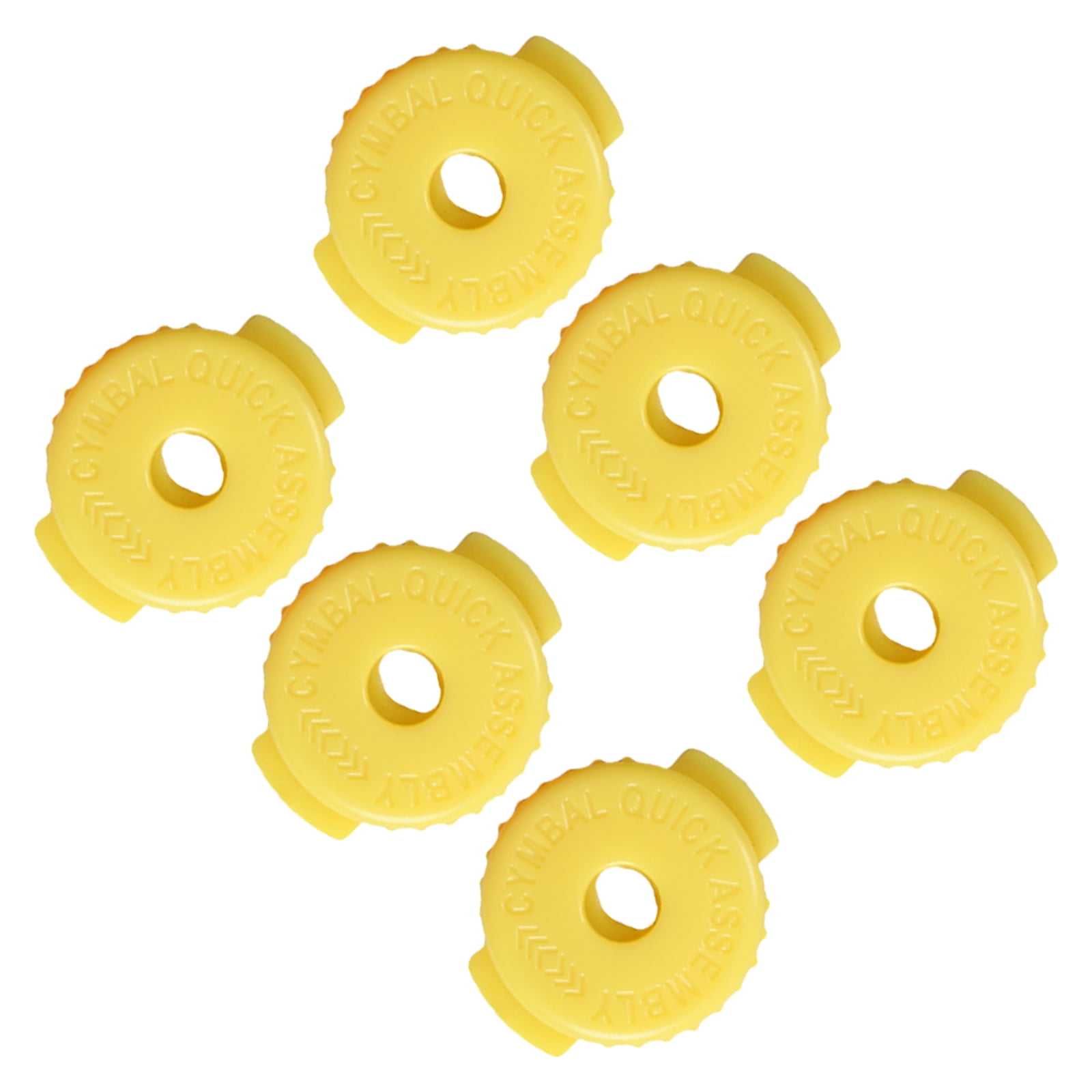 Set of 6 Quick Releasing Silicone Cymbals Nut Drum Parts Drum Hardware ...