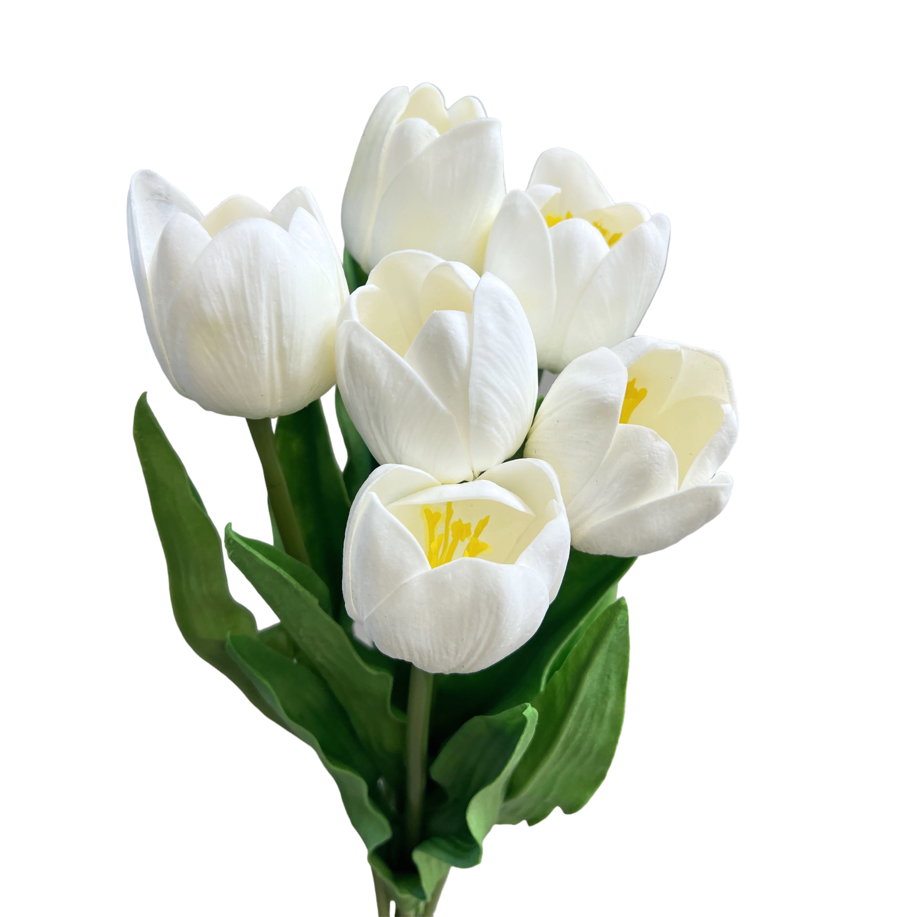 Set of 6 Real Touch Artificial Tulip Stems, 20 inches Tall - Walmart.com