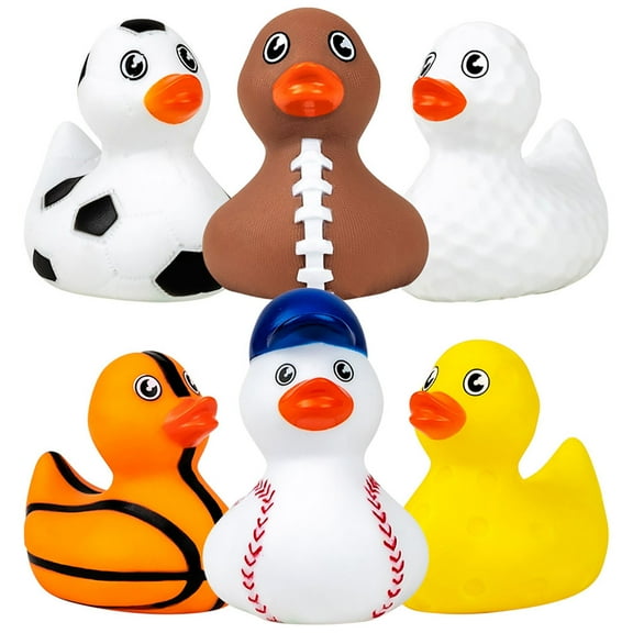 Mini Rubber Ducks for Babies and Kids with Fun Colorful Designs