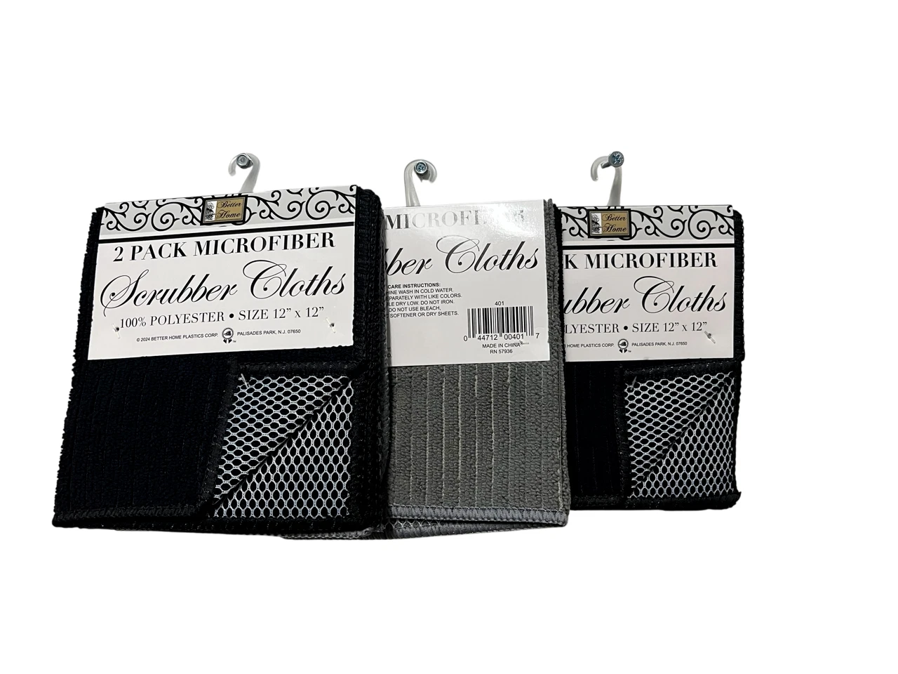 Set of 6 Scrubber Dish Cloths, Scrubbing Towels, Blue/Black - Walmart.com
