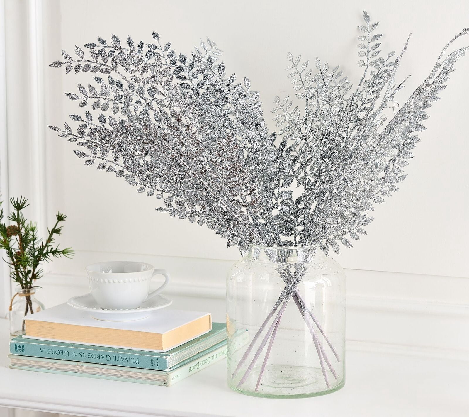 Set of 6 Shimmery Leaf Picks by Valerie in Silver - Walmart.com