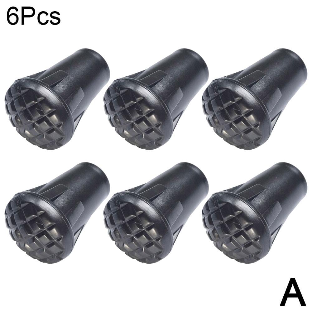 Set of 6 Small Rubber Cane Tips for Walking Hiking and Crutch #Durable ...