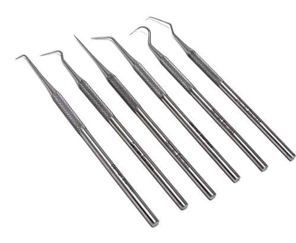 Set of 6 Stainless Steel Precision Micro Probe Set Combo, 5.5 inch ...