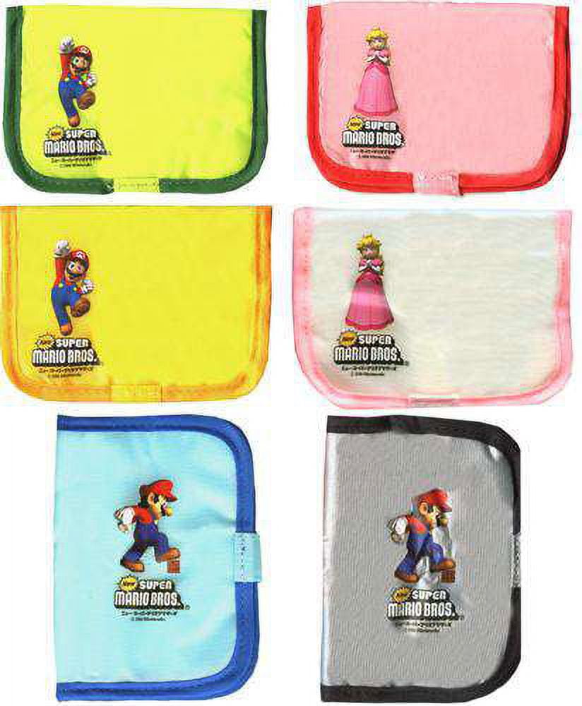 Set of 6 Super Mario Bros Thin Wallets - Walmart.com