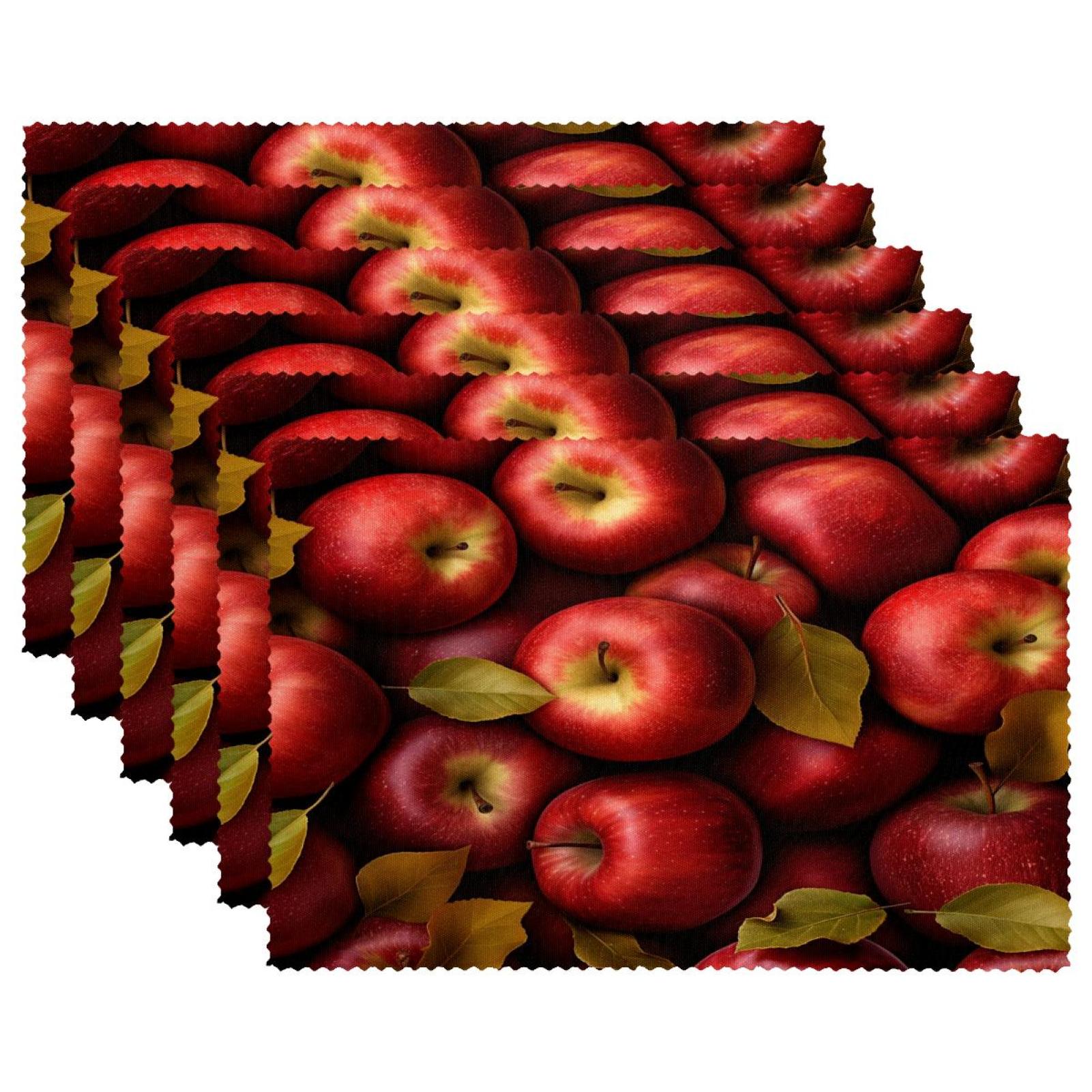 Set of 6 Table Mats Placemats for Dining Tables, 12×18 Inches Anti-Skid ...