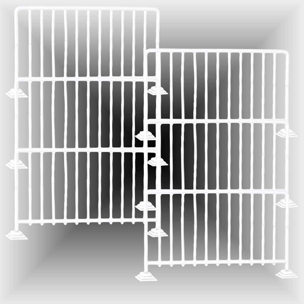 Set of 6 White Guardrails for WWE & AEW Wrestling Action Figures ...