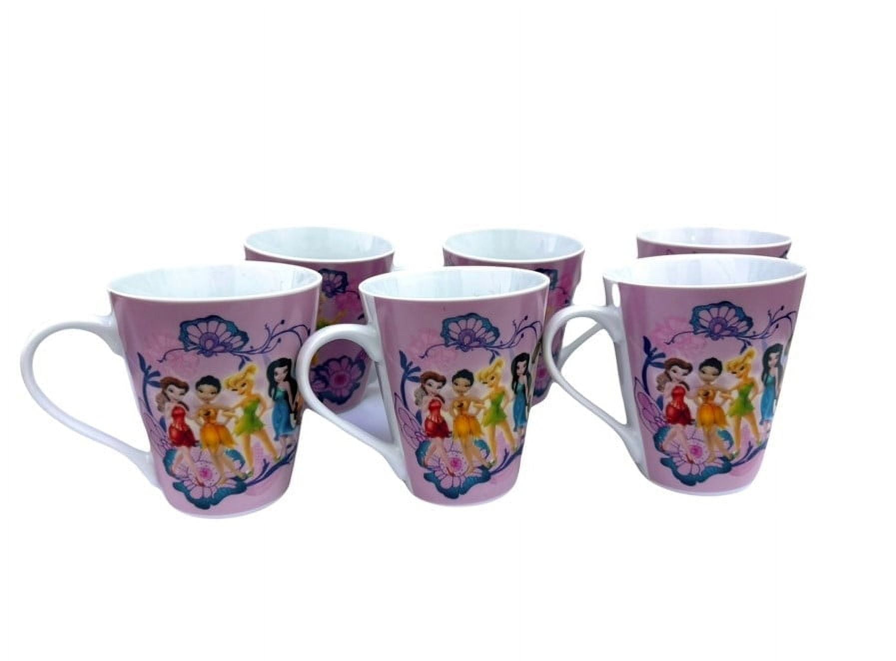Set of 6 pcs Disney Fairies ceramic coffee mug tea cups - Walmart.com