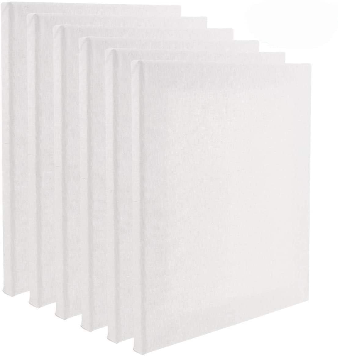 Set of 6 stretcher frames academy 30x40 cm - made of 100% cotton canvas ...