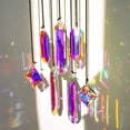 Set of 7 Crystal Sun Catcher Prisms – AB Colored Suncatcher Crystals ...