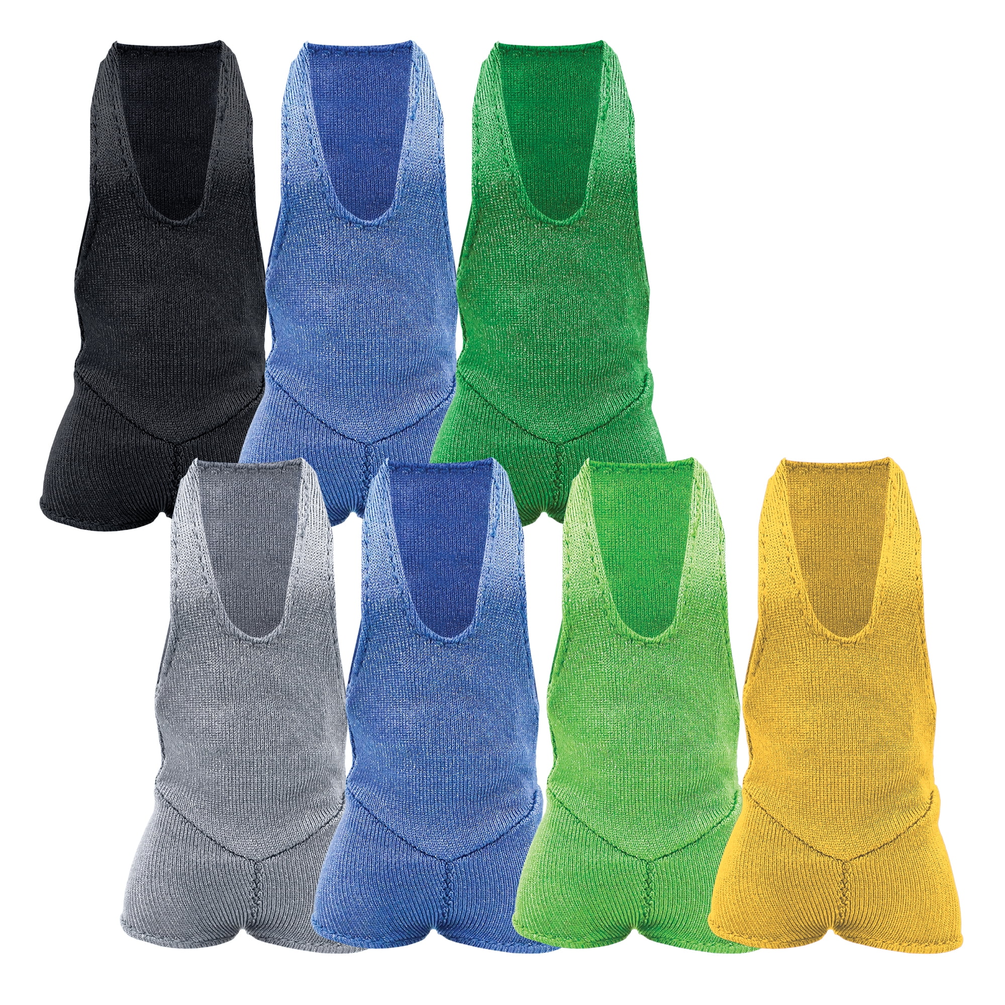 Set of 7 Different Singlets for Wrestling Action Figures - Walmart.com