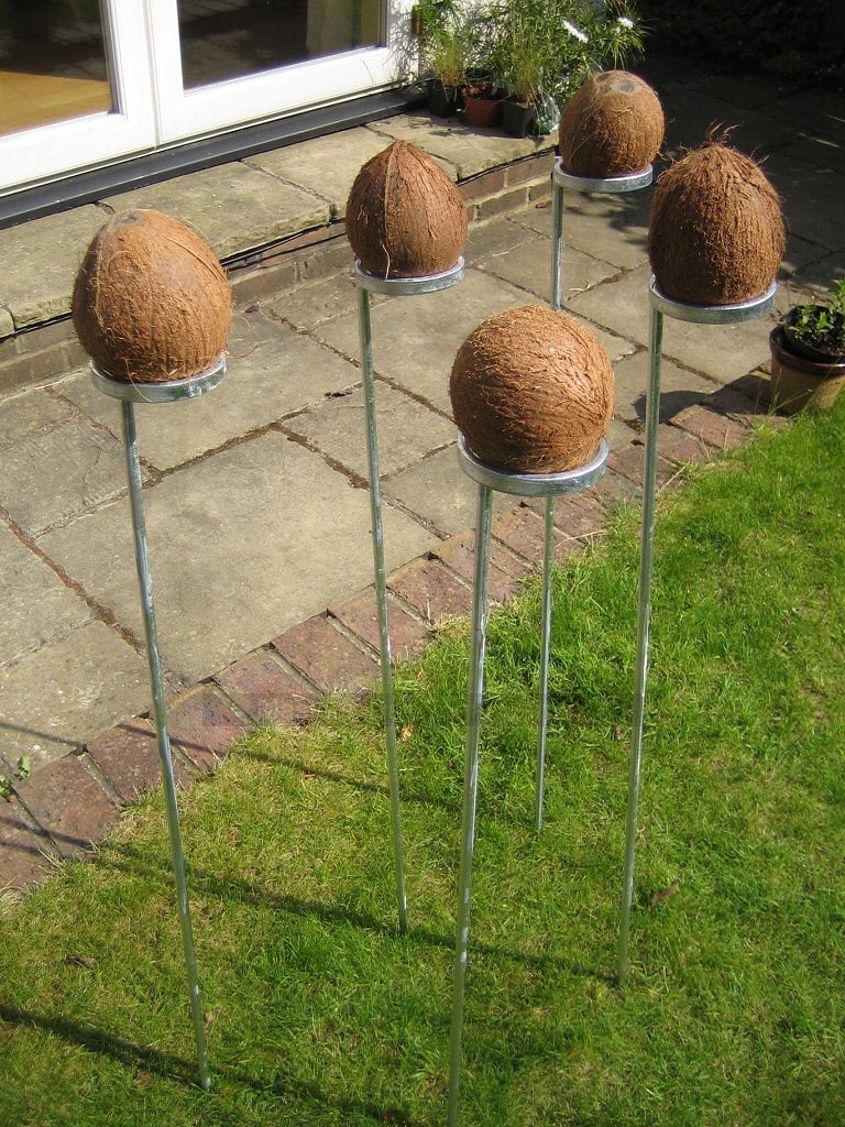 Set of 7 coconut shy posts - Walmart.com