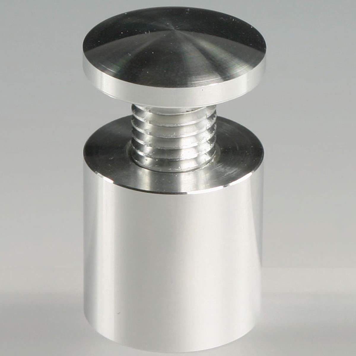 Set of 8 - 1" x 1" Aluminum Standoff Screws, to Mount Office Wall Signs ...