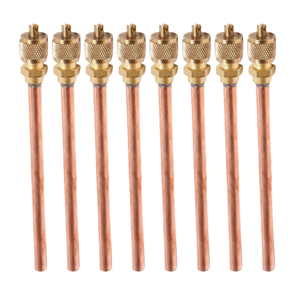 Set of 8 Air Conditioning System Valves Refrigeration Access Valves ...