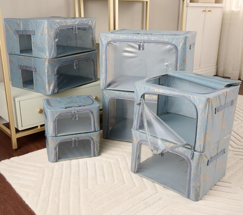 Set of 8 Assorted Collapsible Storage Boxes - Walmart.com