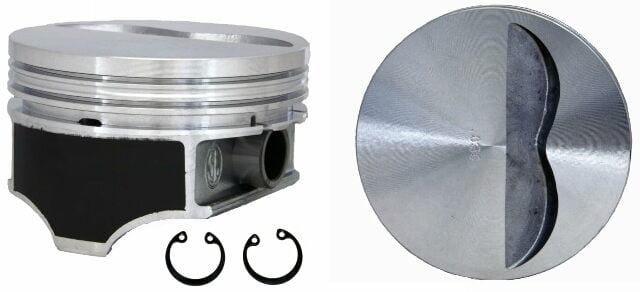 Set of 8 Claimer Flat Top Pistons for GM/Chevrolet Small Block HP 400 ...