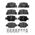 Set of 8 Front-Rear Ceramic Brake Pad Kit For 2005-2010 Scion TC ...